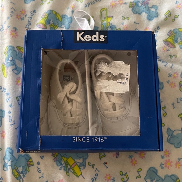 Keds | Shoes | Keds Champion Lace Toe Cap Sneaker Baby Shoes White ...